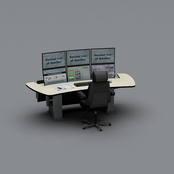 Console Workstation 3D model