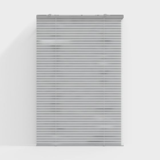 Elegant Low-Poly Window Shutter 3D model