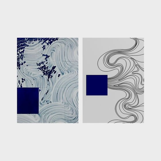 Streamlined Abstract Wall Art 3D model