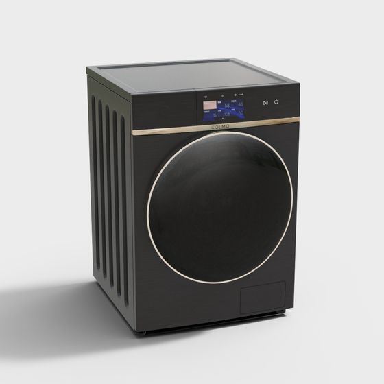 Modern Elegant Washing Machine 3D model