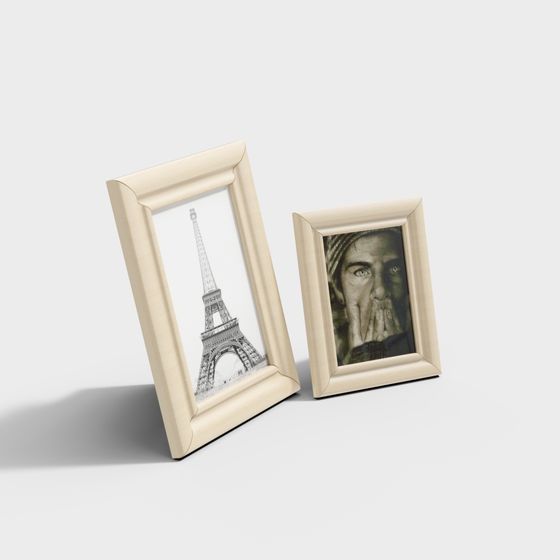 Elegant Dual Frame Photo Album 3D model