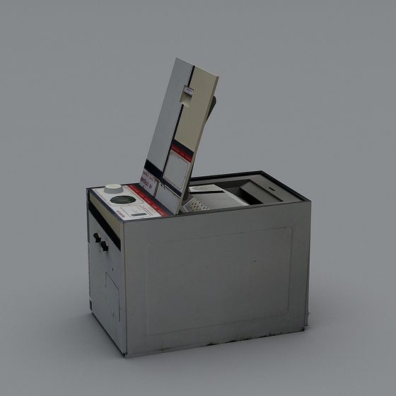 Vintage Voting Box 3D model for Creative Projects