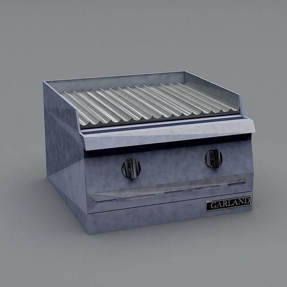 Garland Gas Oven 3D model for Culinary Scenes