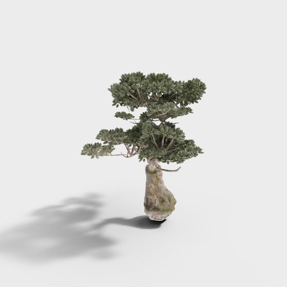 Mini Pine Tree 3D Model – Low-Poly Nature Asset