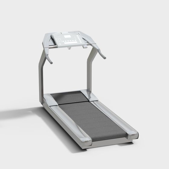 Futuristic 3D Treadmill Model for Health Enthusiasts