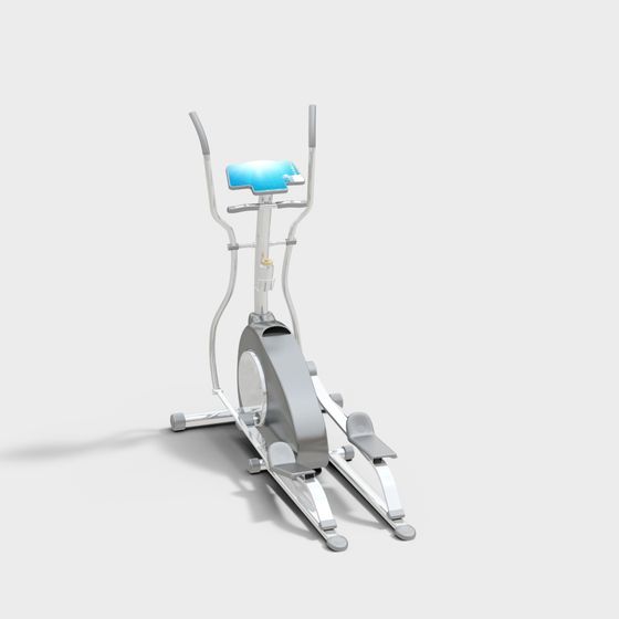 Futuristic Elliptical Machine 3D Model