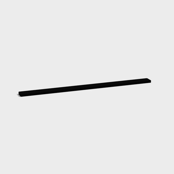 Minimalist Black Rectangle 3D model