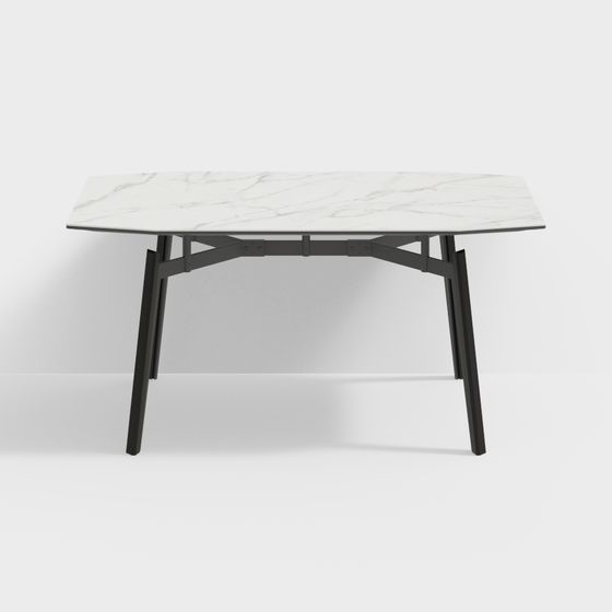 Urban Style Dining Table 3D model