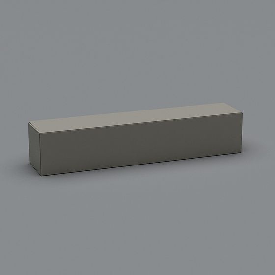 Sleek Minimalist Rectangular 3D model