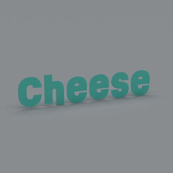 Stylish Low-Poly Cheese 3D model for Creative Projects