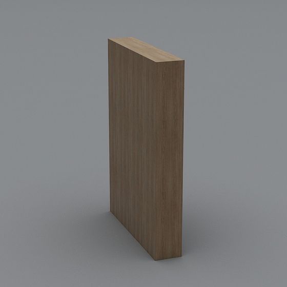 Minimalist Wooden Frame 3D Model