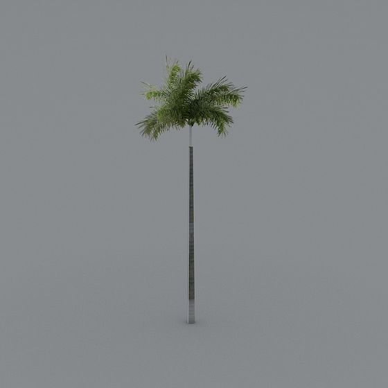 Low-Poly Palm Tree 3D Model