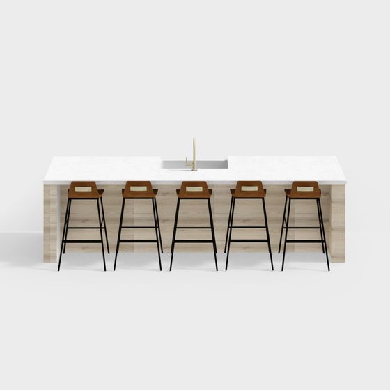 Urban Bar Counter 3D model