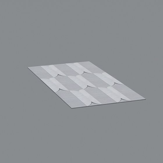 Wavy Brick 3D Model for Modern Design