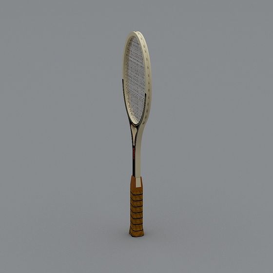 Professional Low-Poly Tennis Racket 3D Model