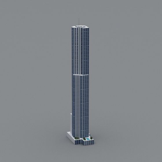 Modern Skyscraper 3D model for Urban Landscapes