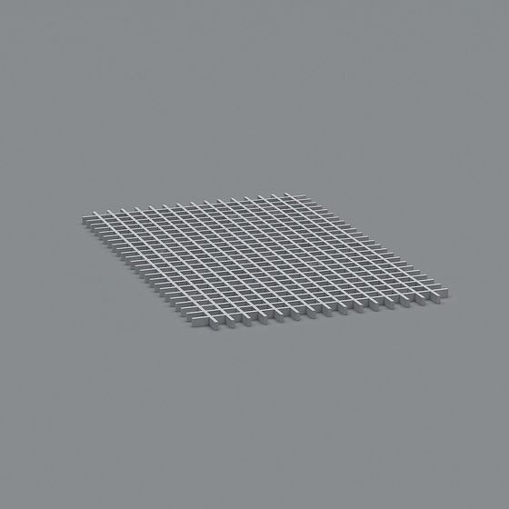 High-Detail Grid Floor 3D model