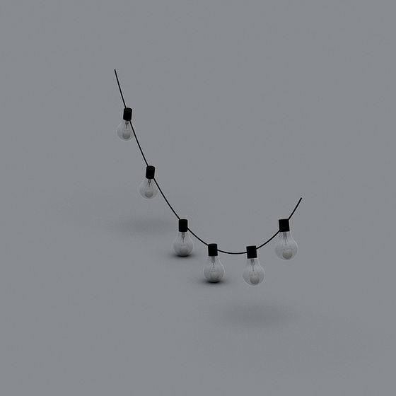 String of Lights 3D model