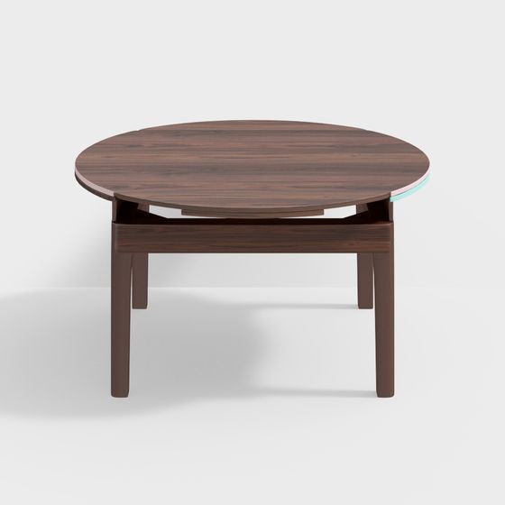 Stylish Low Poly Coffee Table 3D model