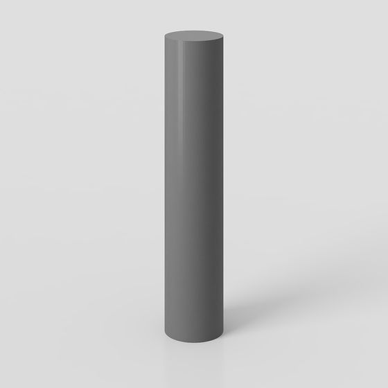 Sleek Grey Column 3D model for Modern Designs