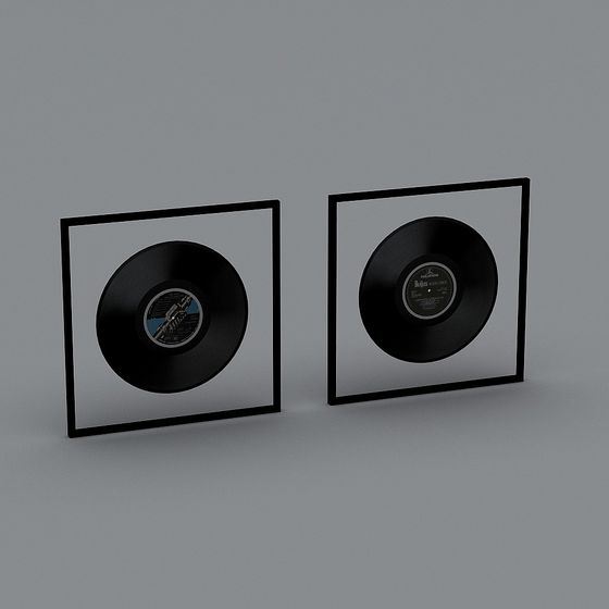 Vinyl Frame 3D Model – A Retro Meets Modern Design