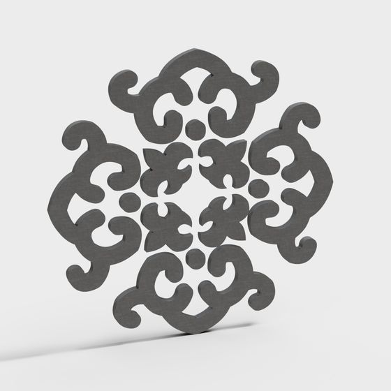 Ornate Scrollwork 3D model