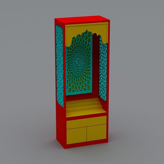 Colorful Eastern Aesthetic 3D Model