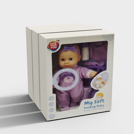 My Soft Feeding Baby 3D model