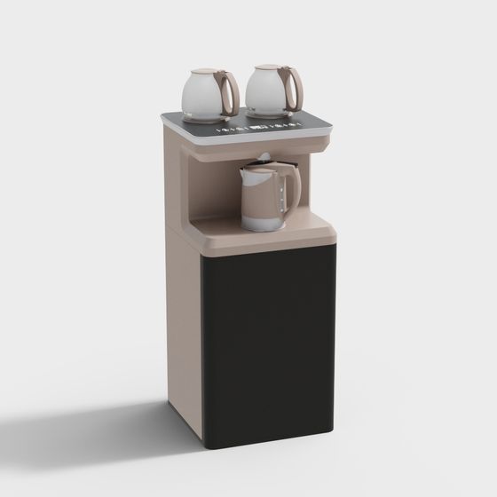 Stylish Water Dispenser 3D model for Modern Spaces