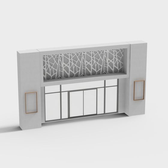 Urban Window Architectural Element 3D model